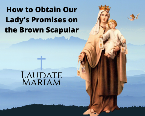How to Obtain Our Lady’s Promises on the Brown Scapular – Laudate Mariam